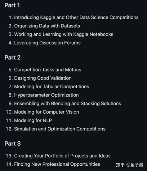 今天分享kaggle的官方书《the Kaggle Book》附下载 知乎