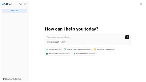 Nuxt Ai Chatbot Template