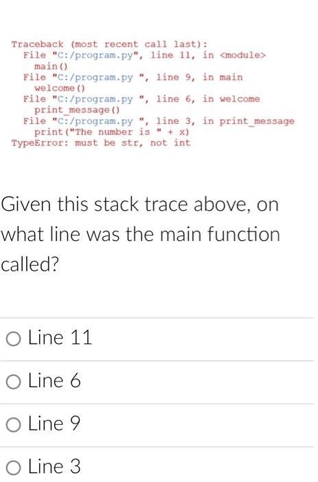 Solved Traceback Most Recent Call Last File