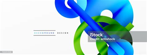 최소한의 기하학적 추상적 배경 원 선 및 둥근 모양 디자인 벽지 배너 배경 또는 착륙을위한 트렌디 한 테크노 비즈니스 템플릿 가리기에 대한 스톡 벡터 아트 및 기타 이미지