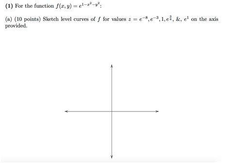 Solved 1 For The Function F X Y 1 For The Function Chegg Com