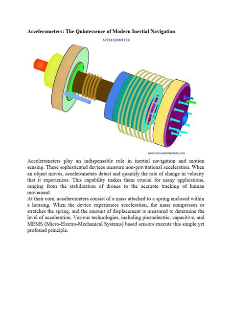 Accelerometers And Gyroooscope Pdf Gyroscope Accelerometer