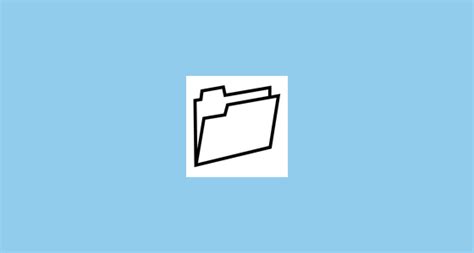File Folder Emoji On Noto Emoji Font