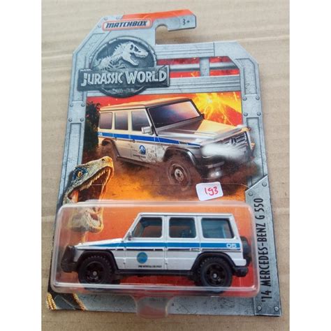 Jual Matchbox 14 Mercedes Benz G 550 Silver Jurassic World Shopee