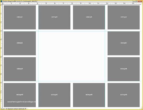 Free Photo Templates Of 11 Frame Collage Template Psd Collage Templates