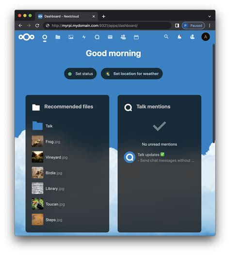 Nextcloud Iotstack
