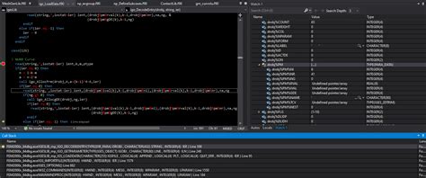 solved debug issue relating to allocatable variables in user defined