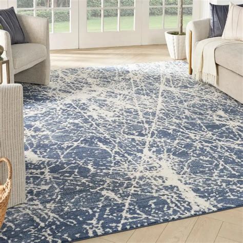 Exhale Exl02 Navy Ivory Rugs Buy Exl02 Navy Ivory Rugs Online From