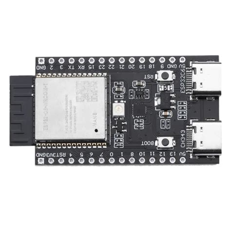 Dual Type C Esp32 C6 Wifi Bluetooth Development Board Esp32 C6 Wroom 1