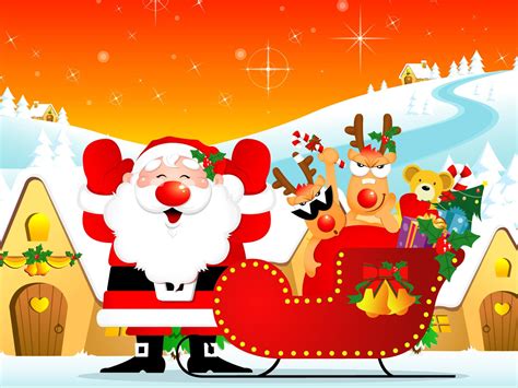 Funny Santa Christmas Wallpapers Wallpaper Cave