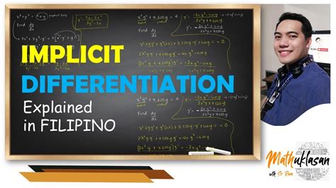 Implicit Differentiation || Differential Calculus in Filipino - YouTube