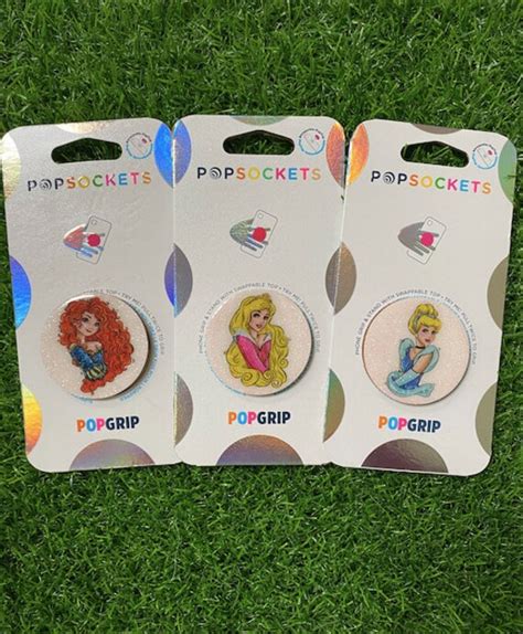 Mickey Minnie Disney Princess Inspired Character Popsockets Etsy