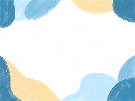 추상 모양 프레임 테두리 템플릿 블루 베이지색 흰색 만화 복사 공간 디자인 장식 프리미엄 사진