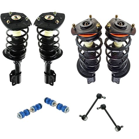 8 Piece Suspension Kit Complete Loaded Strut Assemblies W Sway Bar End