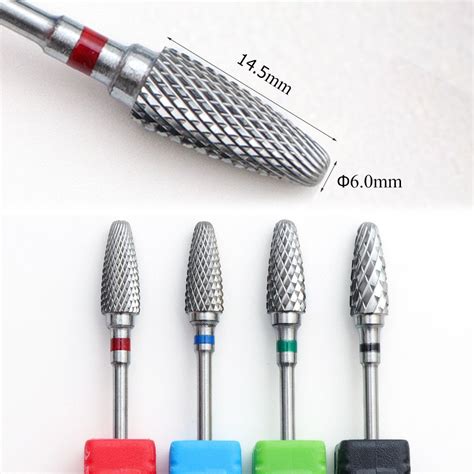 High Quality Tungsten Flame Carbide Nail Drill Bit