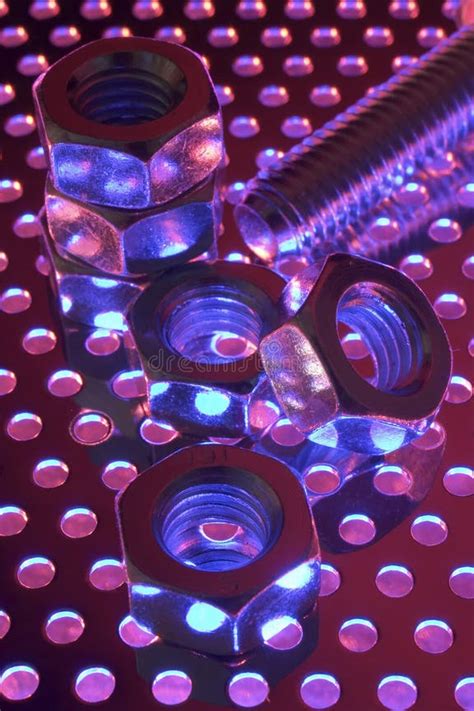 Tuercas Y Pernos Foto De Archivo Imagen De Instrumento 381338