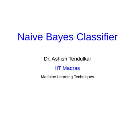 Copy Of Naive Bayes Classifier