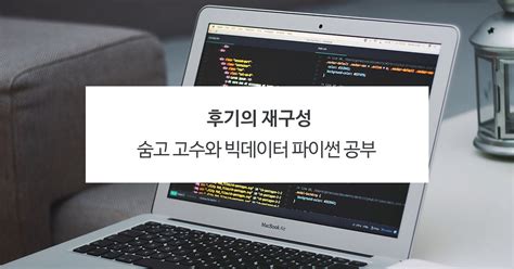 숨고 후기프로그래밍 고수와 빅데이터 파이썬 공부