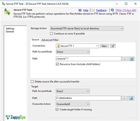 Ssis Sftp Task Example To Upload Delete And Download Files Folders
