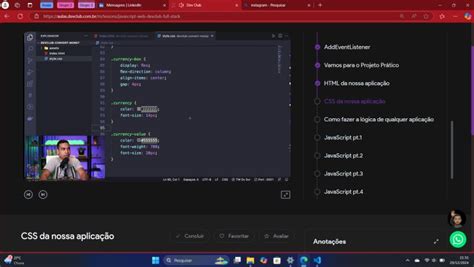 olá rede assistindo agora o modulo css no devclub aplicando no