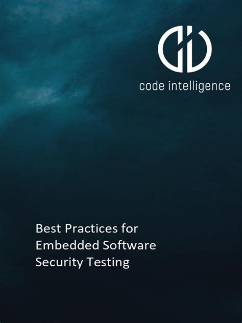 Embedded Software Security Testing Guide Pdf