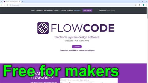 Flowcode Programming Software Is Free For Makers Youtube