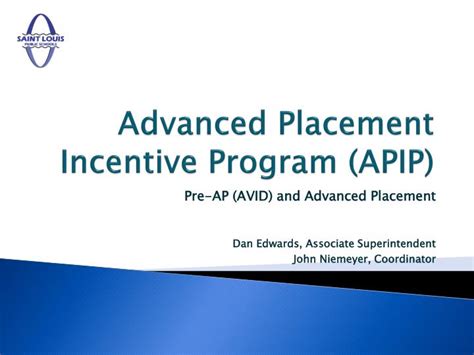 Ppt Advanced Placement Incentive Program Apip Powerpoint