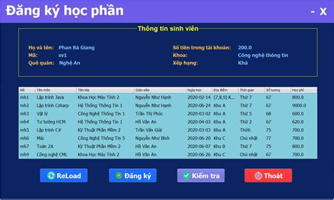 GitHub Giangphan Course Registration System JavaSwing
