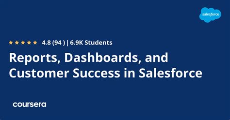 Reports Dashboards And Customer Success In Salesforce Coursya