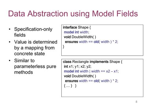 Ppt Verifying Compiler Data Abstraction And Model Fields Powerpoint