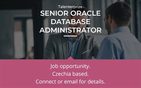Talenterprize On Linkedin Oracle Oraclejobs Oraclecloud Dba Cloud