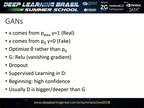 Gans Deep Learning Summer School Ppt