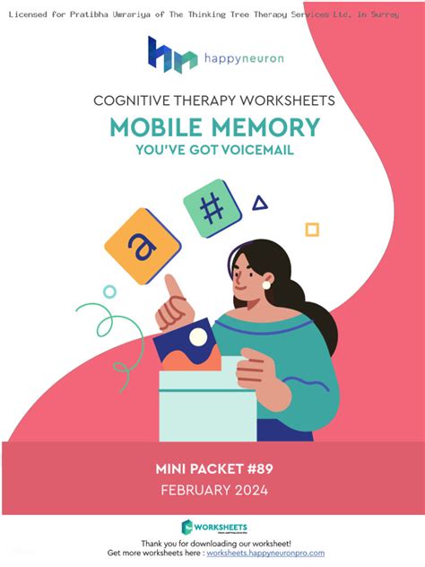 mini packet 89 pdf memory executive functions
