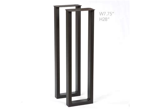W775 X H28 U Shaped Small Console Table Legs 1 Pair W5033h28 Etsy