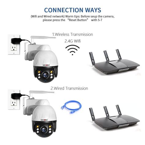 Sectec Hd 1080p 2.4g Wifi Security Camera System Wireless High Speed ...