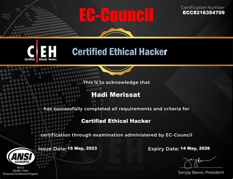 Hadi Merissat On Linkedin Cybersecurity Ceh Infosec Dataprivacy Ethicalhacking