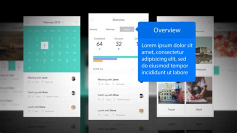 Carousel Mobile App Mockup Behance