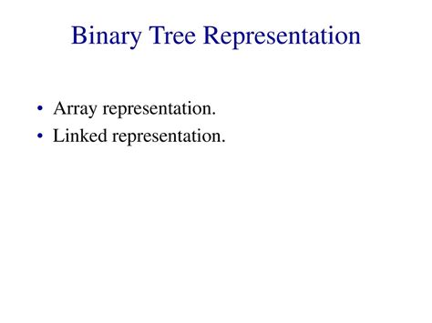 Binary Tree Properties And Representation Ppt Download