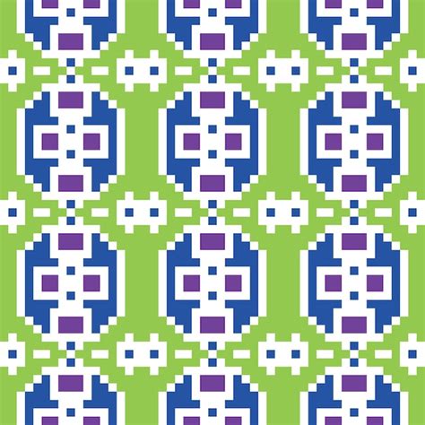 Premium Vector Seamless Pixel Abstract Pattern