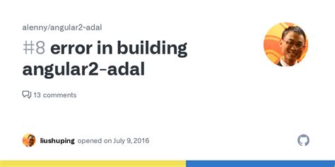 Error In Building Angular2 Adal · Issue 8 · Alennyangular2 Adal · Github