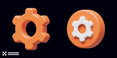 Premium Psd Setting Icon Set 3d