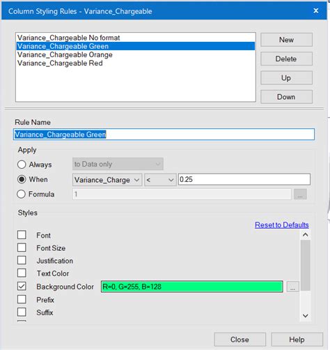 solved conditional formatting alteryx community
