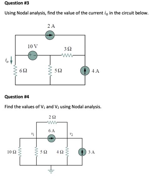 Solved Using Nodal Analysis Find The Value Of The Current Chegg