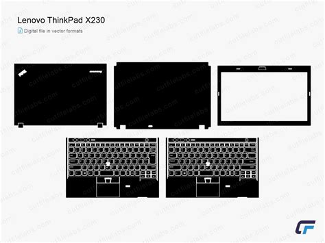 Lenovo Thinkpad X Cut File Template Cutfilelabs