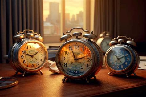 Old Alarm Clocks Analog Time Retro Jigsaw Puzzle