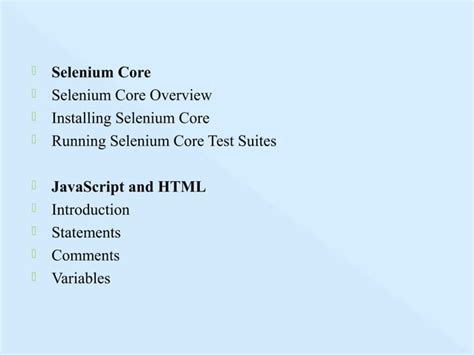 Selenium Slide Ppt