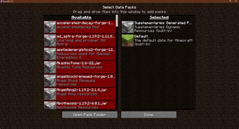 Data Pack Validation Failed Errors In Currently Selected Datapacks Prevented The World