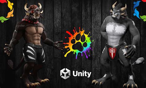 Model Vr Character Vrchat Avatar 3d Model Furry Nsfw Vtuber Model