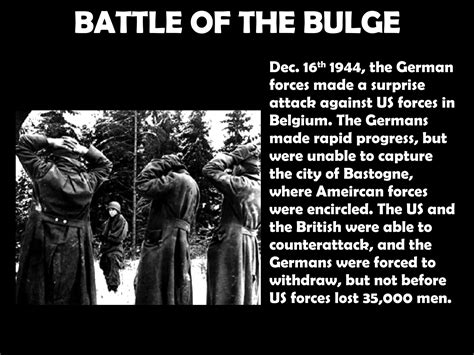 Major Battles Of Wwii Timeline And Pics Ppt