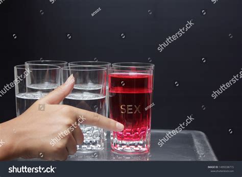 Womans Hands Press Sex Drinking Water Stock Photo 1499338715 Shutterstock